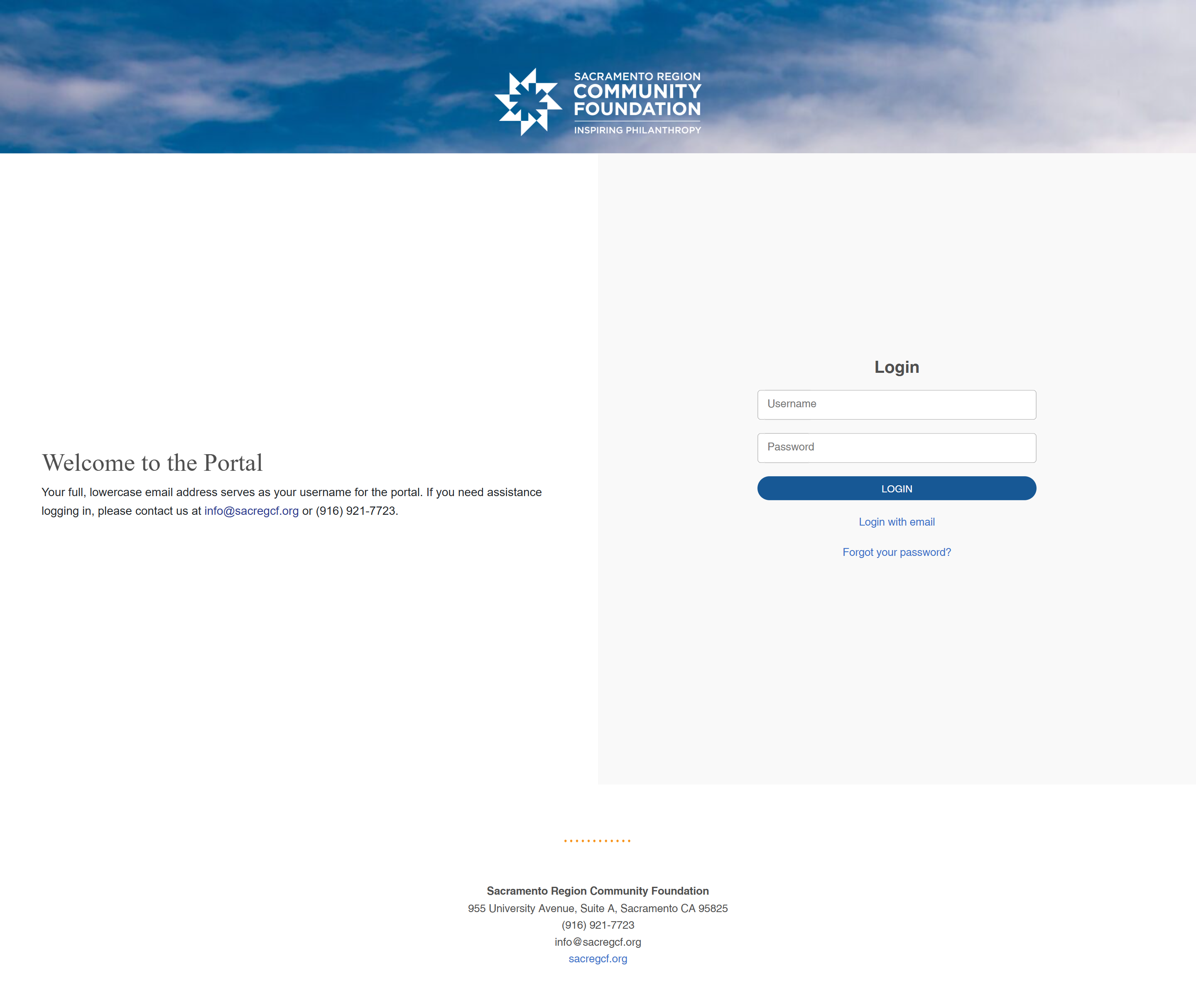 Hướng dẫn sử dụng Cổng thông tin nhà tài trợ - Sacramento Region ...